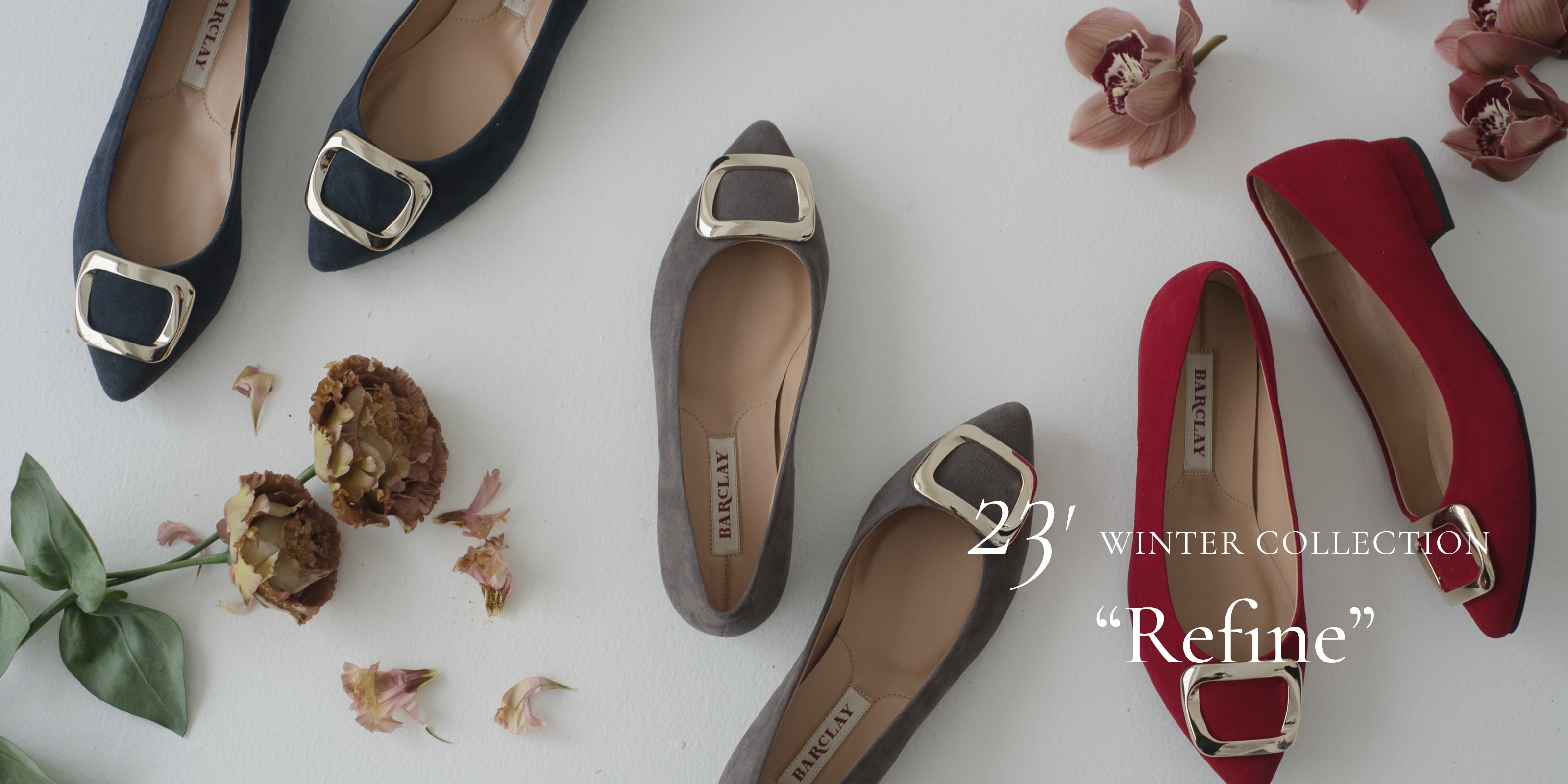 23WINTER COLLECTION “Refine” BARCLAY公式オンラインストア│メイドインジャパンにこだわった婦人靴を神戸からお ...